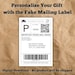 Fake Shipping Label Editable Canva Template, Funny Custom Gift Label ...