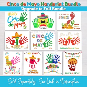 Cinco De Mayo Handprint Craft, Preschool Kids Baby Toddler Activity ...