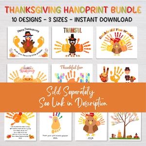 Thanksgiving Handprint and Fingerprint Art, Thanksgiving Craft ...
