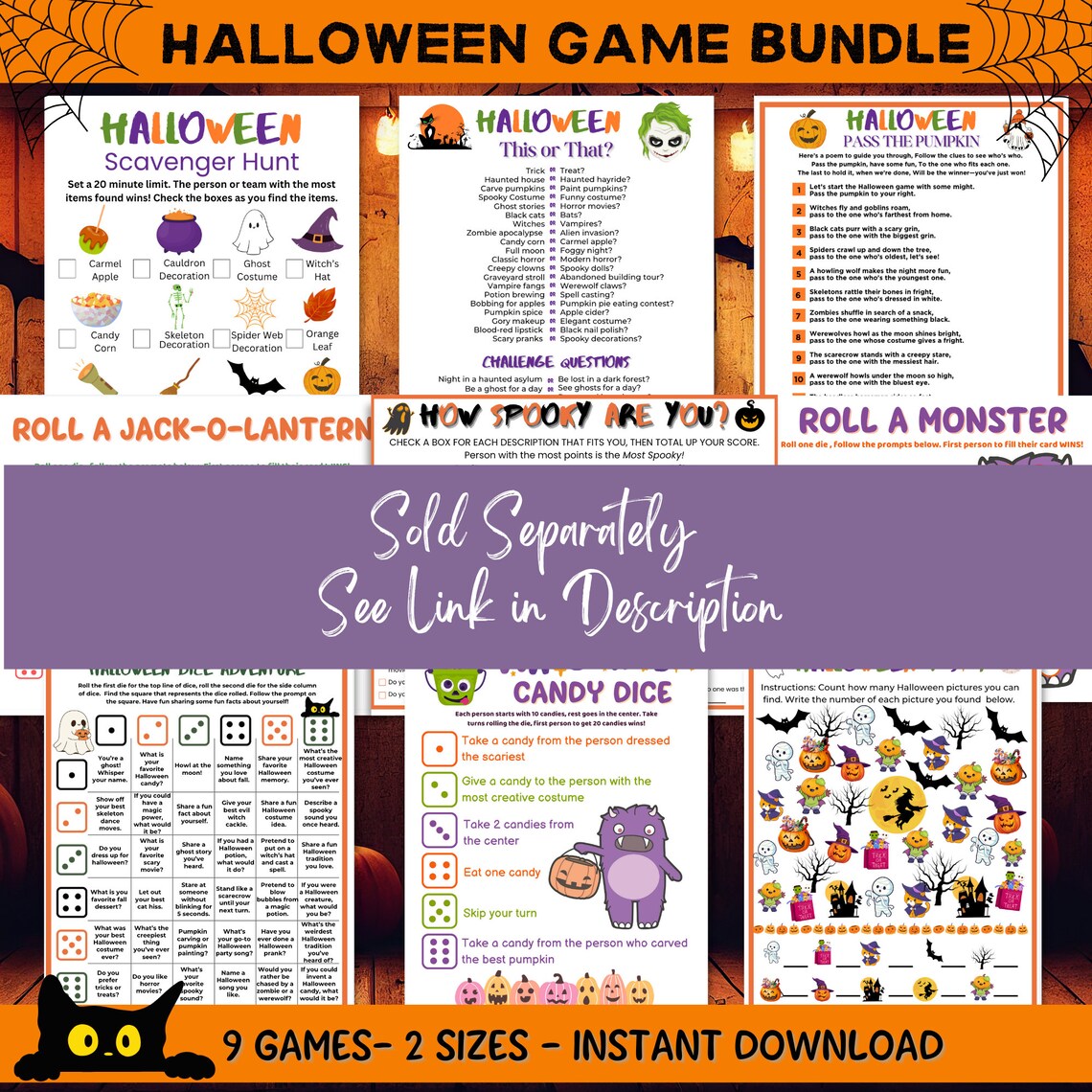 Halloween Icebreaker Dice Game, Halloween Printable Game for Adults ...