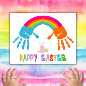 Easter Handprint Craft, Handprint Art, Easter Easy Handprint Gift ...