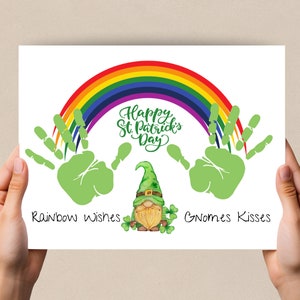 St Patrick's Day Handprint Art, St Patrick's Day Handprint Craft ...