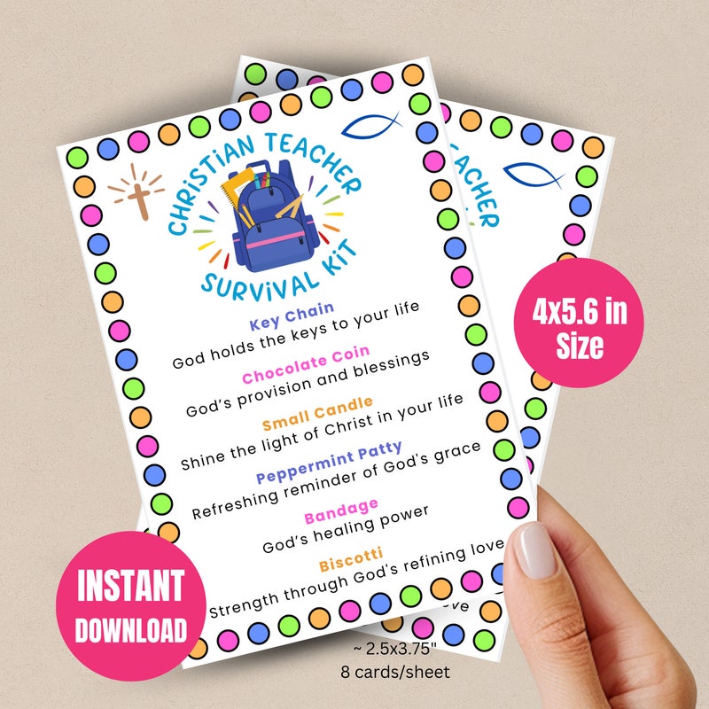 Teacher Survival Kit - Etsy