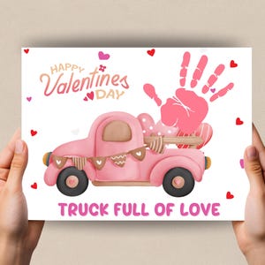 Valentines Day Handprint Art , Valentines Day Handprint Craft ...