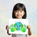 Earth Day Handprint Art, Handprint Earth Day Craft, Earth Day Keepsake ...