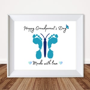 Grandparent's Day Handprint Art Handprint Craft, Preschool Activity ...