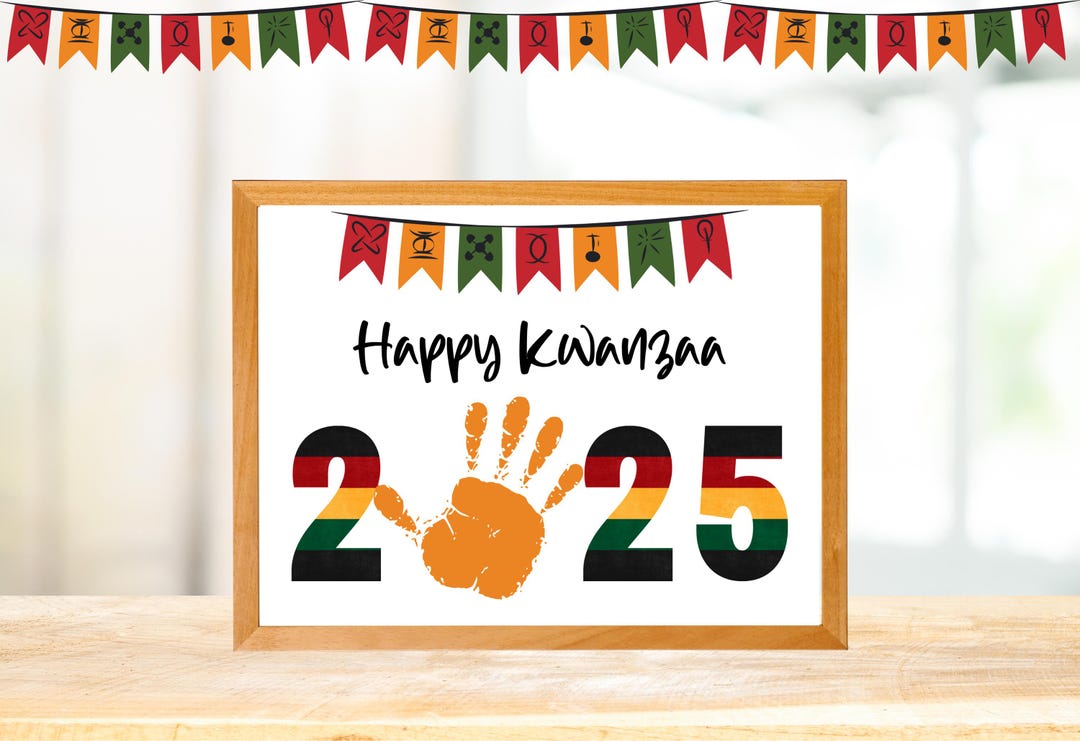 Kwanzaa Handprint Craft, Kwanzaa Handprint Art, Handprint Activity ...
