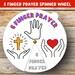 5 Finger Prayer Handprint Art, Sunday School Activity, Grow in Christ ...