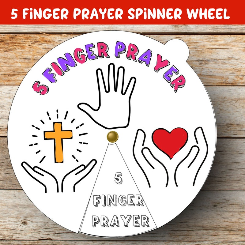 5 Finger Prayer - Etsy