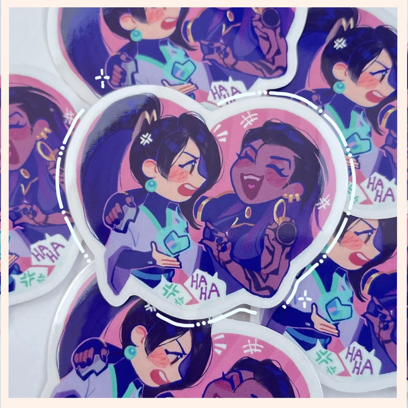 VALORANT | REYGE | Sage, Reyna | 2.5" Clear Stickers - Etsy