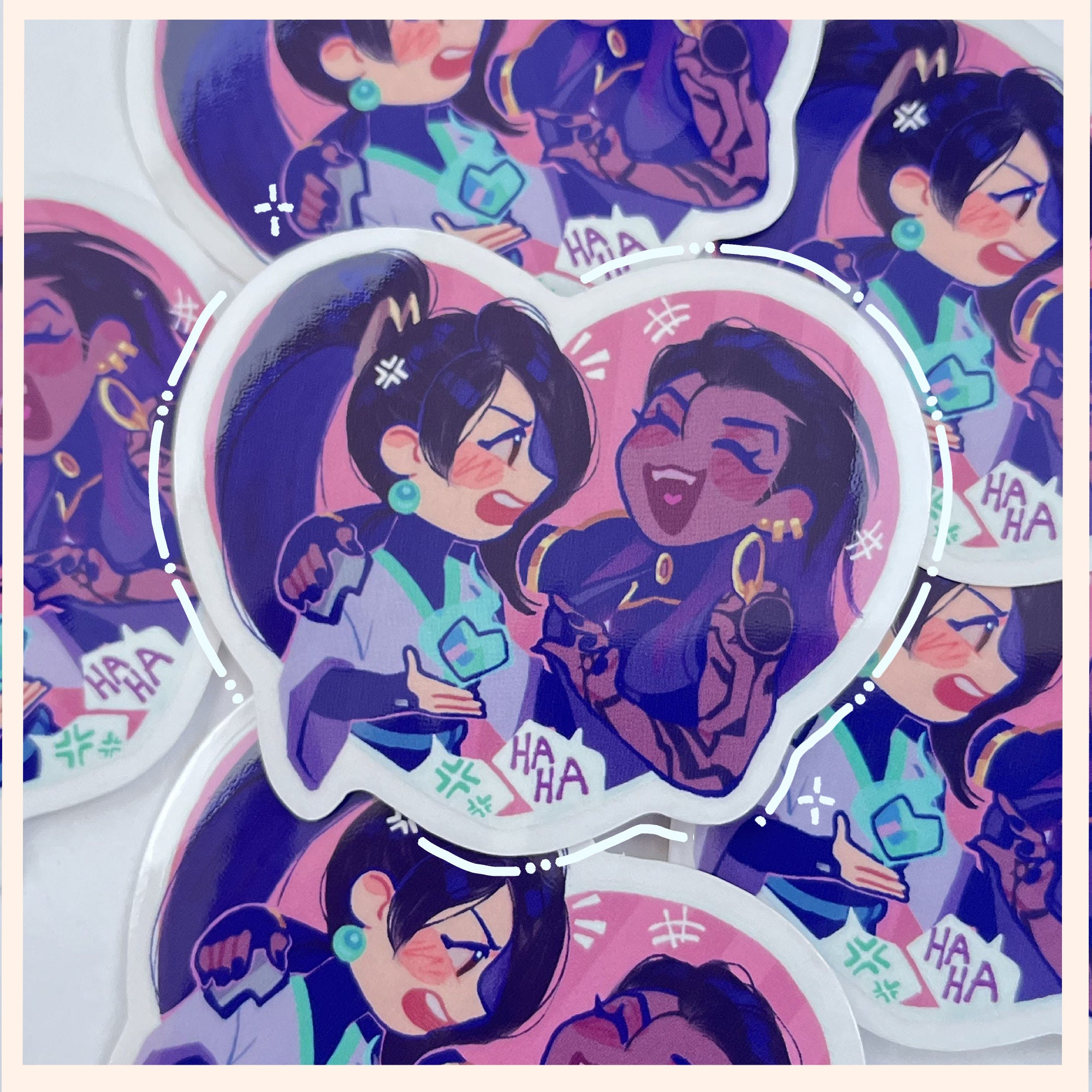 VALORANT | REYGE | Sage, Reyna | 2.5" Clear Stickers - Etsy