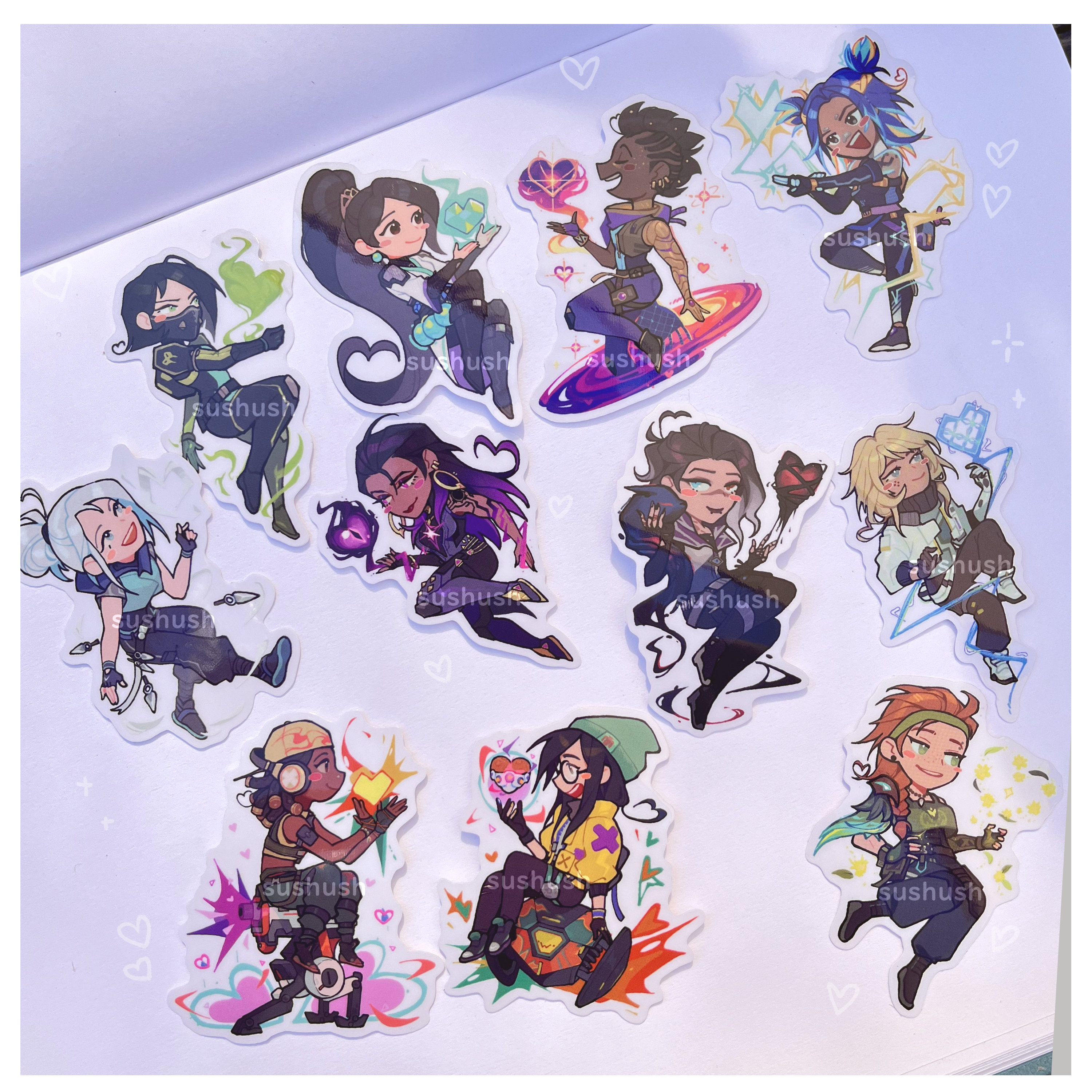 VALORANT | STICKER | Female Agents | Matching Hearts