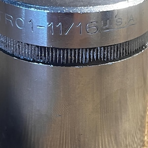 INDESTRO DRIVE SOCKET #2254 1-11/16, 12 Pt. 3/4" Tools Vintage Socket ...
