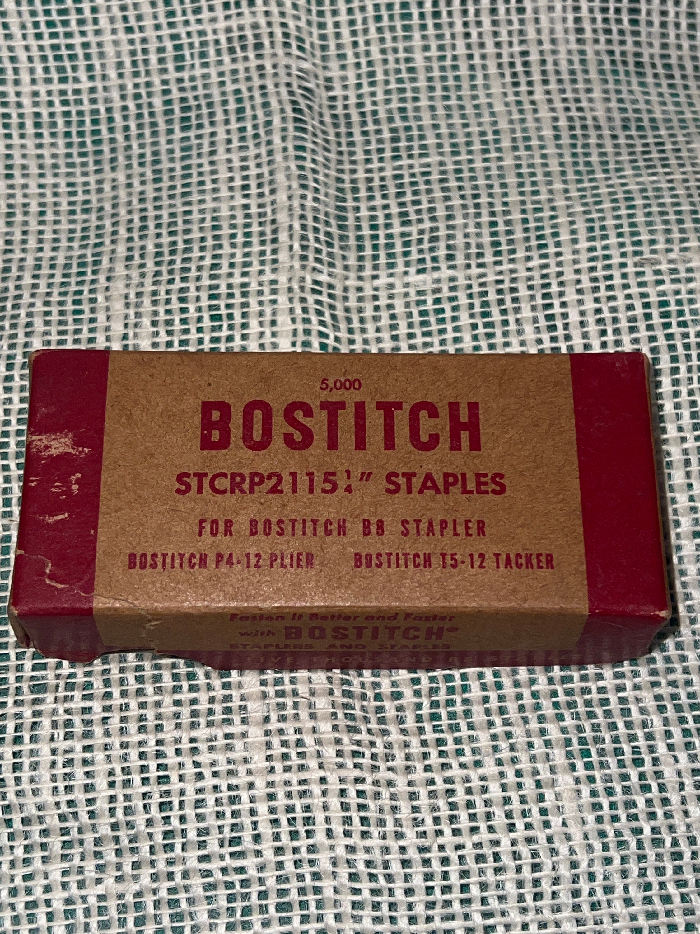 Vintage Bostitch Full Staples Box for B8 Stapler - Etsy