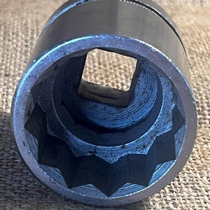 INDESTRO DRIVE SOCKET #2254 1-11/16, 12 Pt. 3/4" Tools Vintage Socket ...