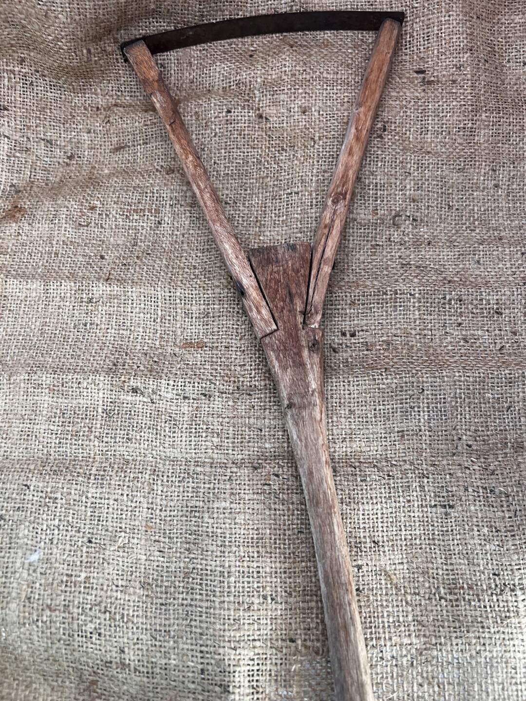 HANDHELD HOE TOOL Weeding Gardening Antique Early 1900s Handmade With ...