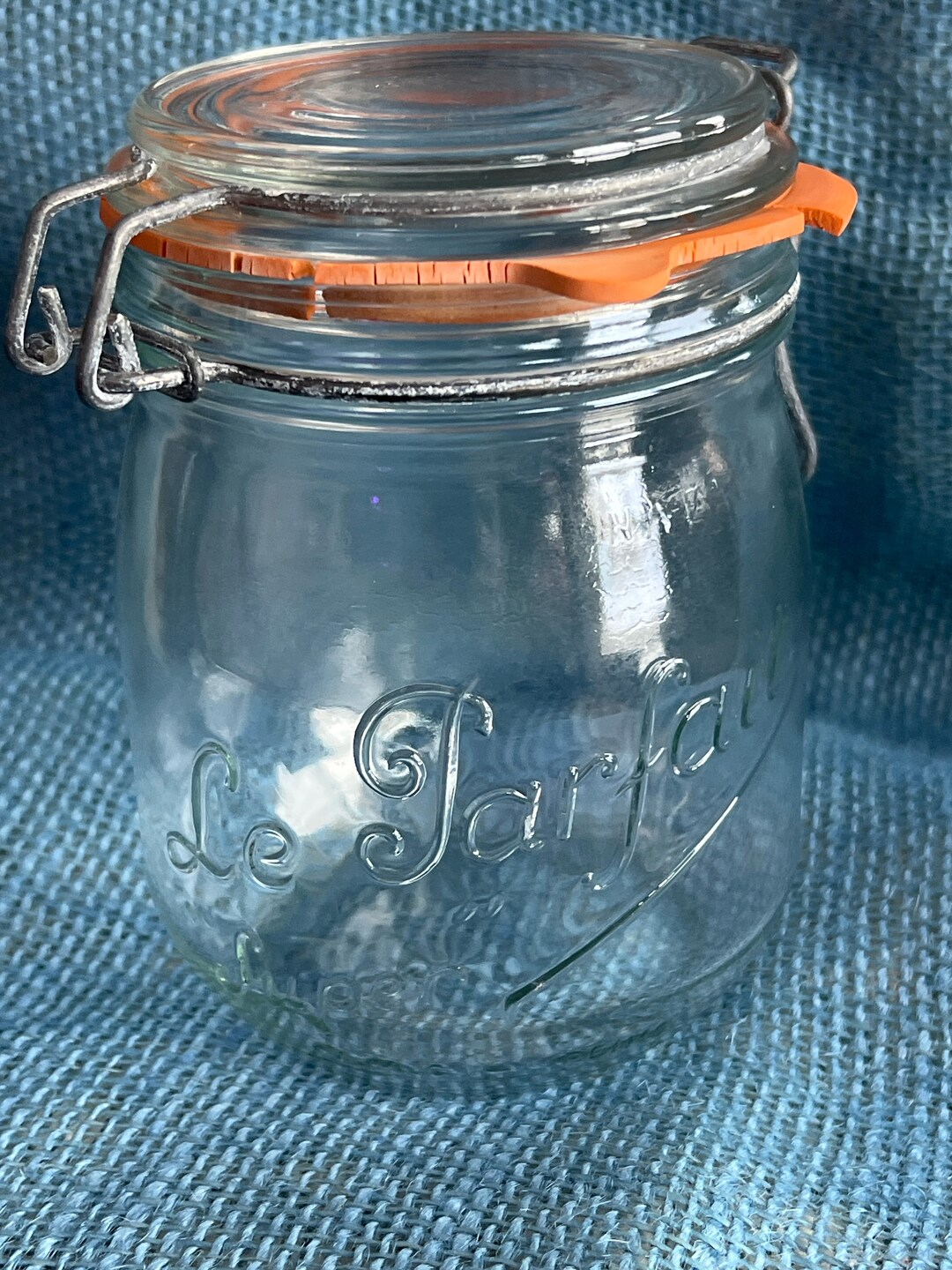 Vintage LE PARFAIT Mason Jar Clear .75 L Made in France Lock Lid - Etsy
