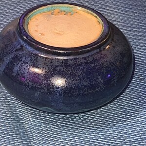 Vintage Studio Pottery Round Vase UNIQUE - Etsy