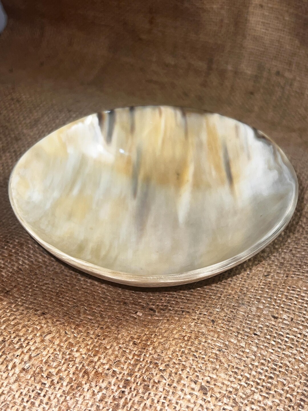 HORN RING BOWL 5.75” Diameter X 1.5” High Polished Horn Material ...