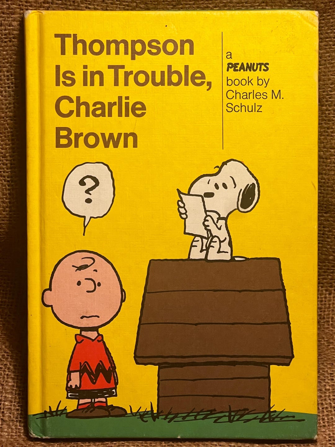Charlie Brown Vintage THOMPSON is in TROUBLE Charles M. Schulz 1973 ...