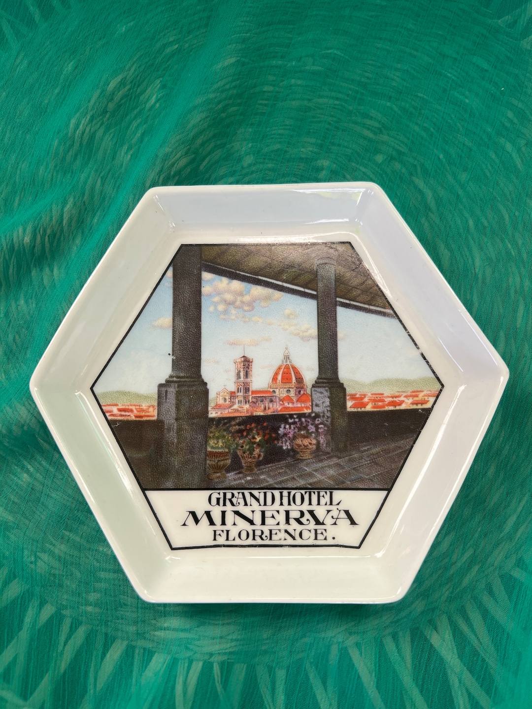 Vintage Grand Hotel Minerva Florence Bauscher Weiden Ceramic Tray 5” - Etsy
