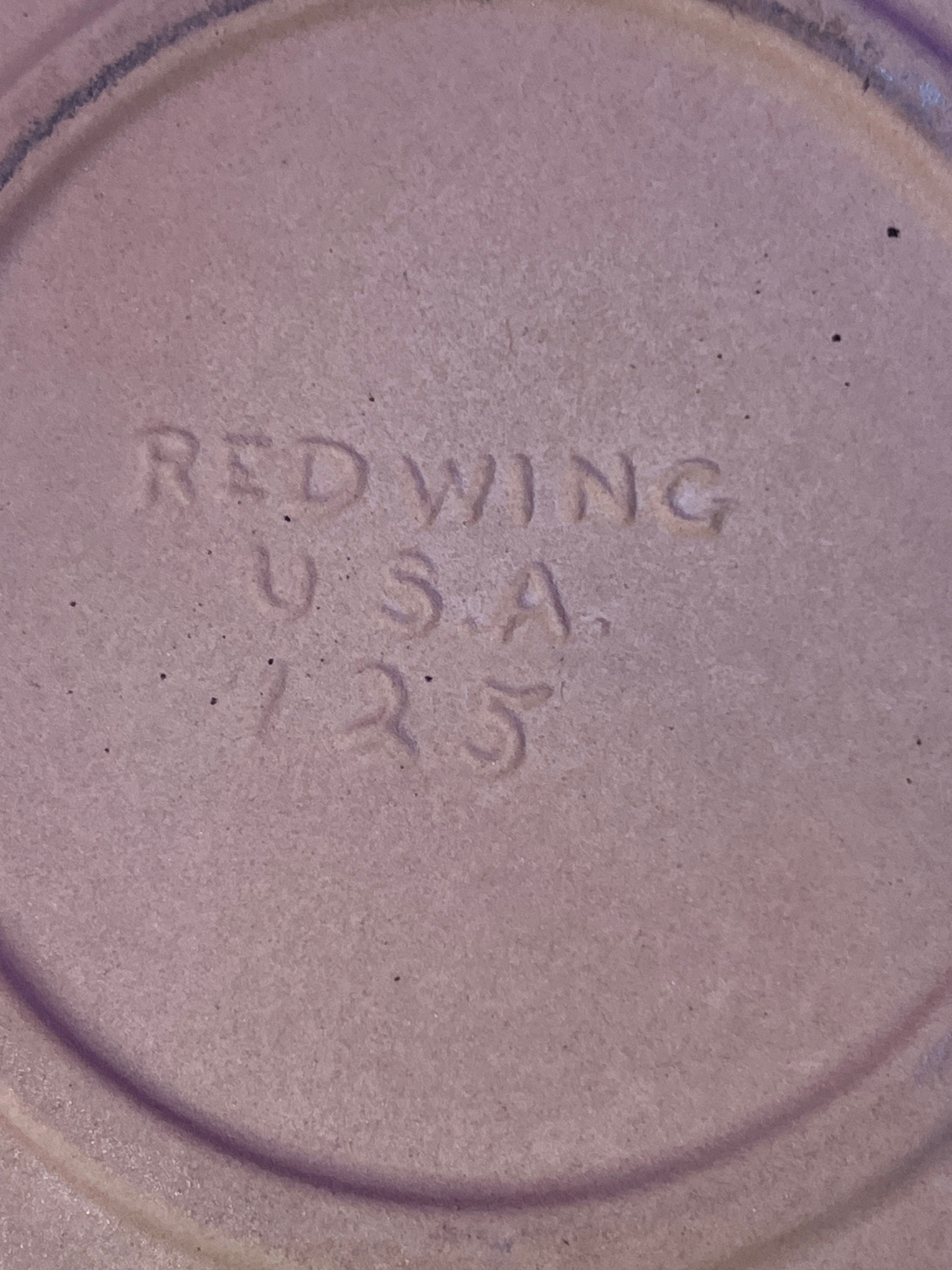 Vintage RED WING POT Rare 125 Free Shipping With Lid and Handle - Etsy