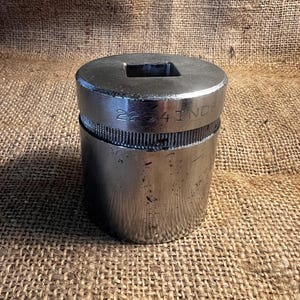 INDESTRO DRIVE SOCKET #2254 1-11/16, 12 Pt. 3/4" Tools Vintage Socket ...