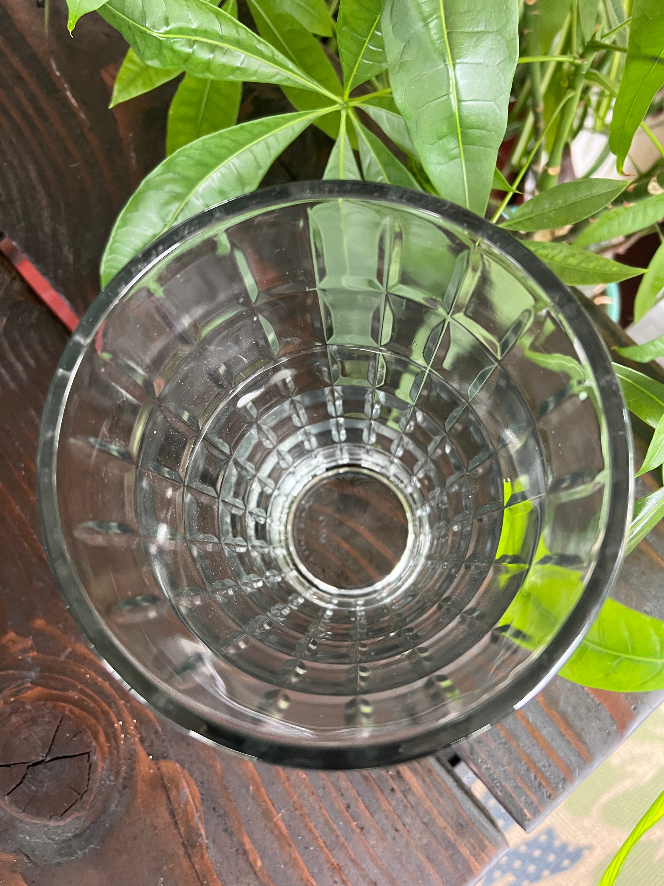 Vintage Heavy Bubbled Pressed Glass Flower Vase Syndicate - Etsy