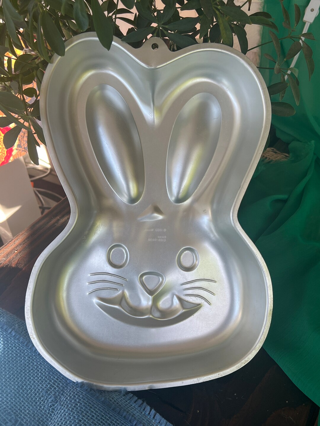 Vintage 1992 Wilton Bunny Face Cake Pan Easter Tin Baking - Etsy