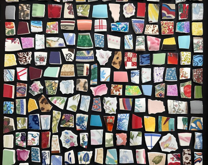 Mosaic Tile Pieces, Broken China, DIY Mosaic Supplies, Broken Dishes ...