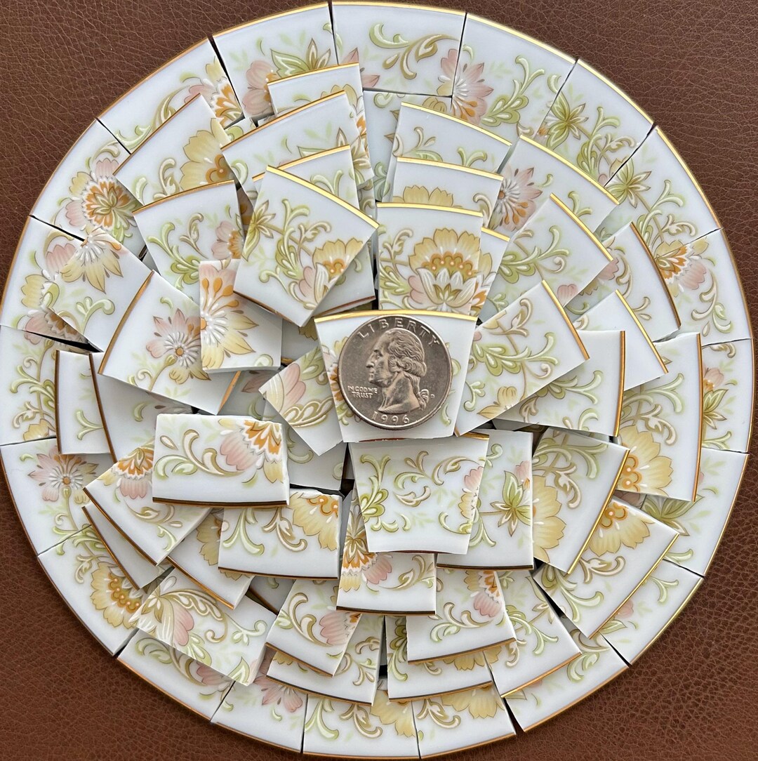 Mosaic Tiles Pieces, Broken China, Broken Dishes, DIY Mosaic Supplies ...