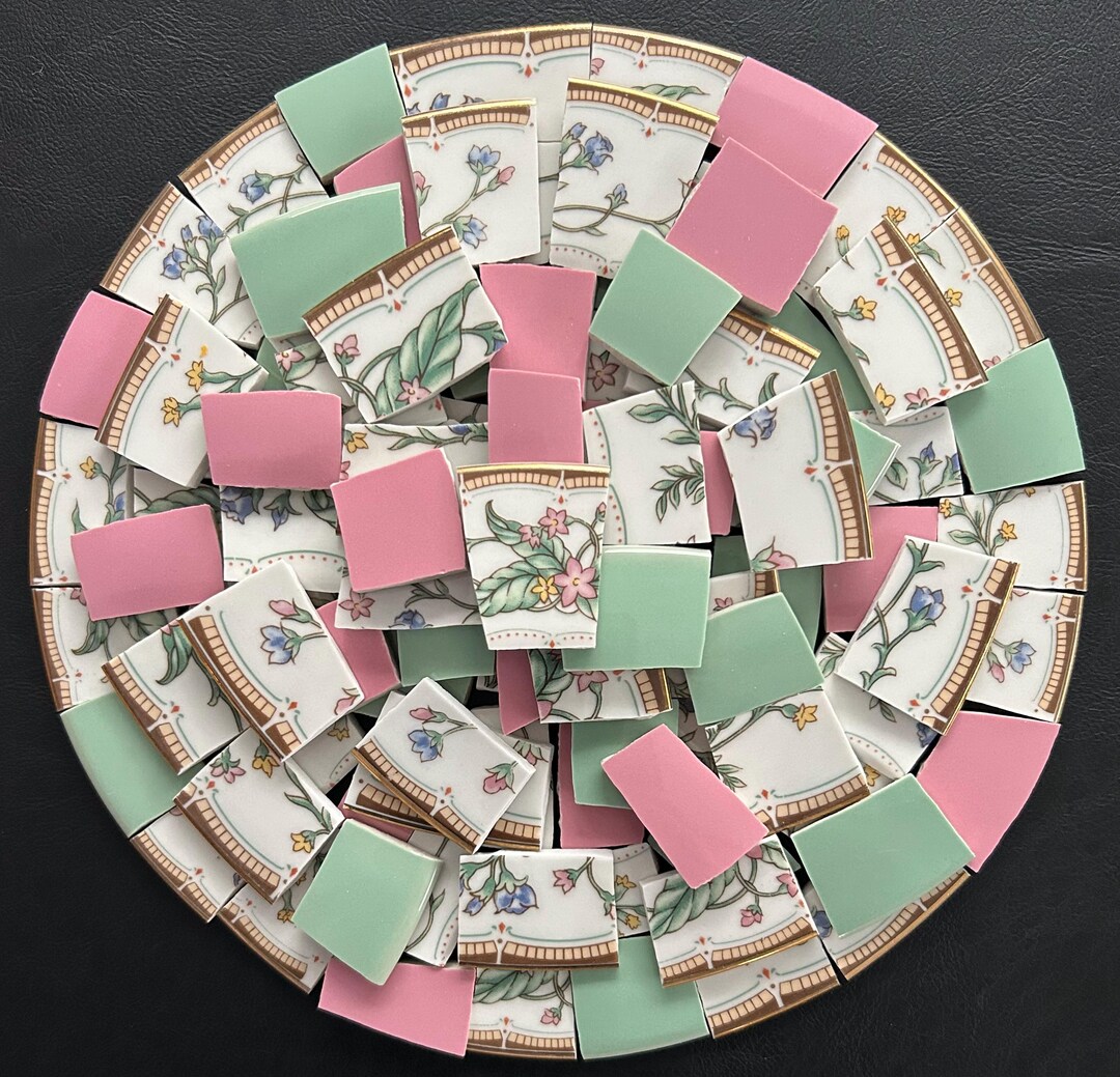 Mosaic Tile Pieces, Broken China, Broken Dishes, Mosaic Pieces, China ...