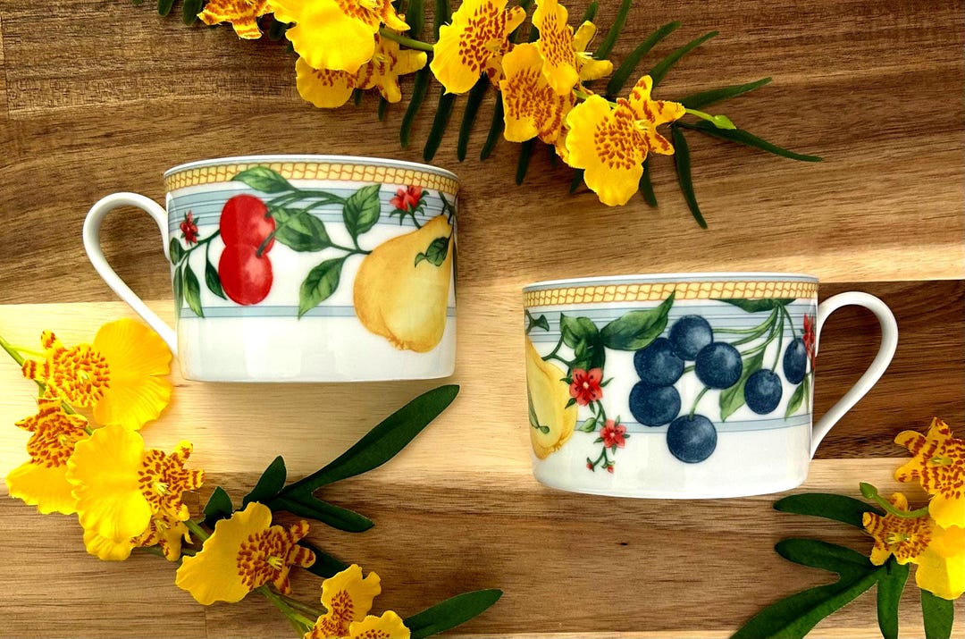 Half Teacup, Cut China, Mosaic Focal Pieces, Succulent Holder, Broken ...