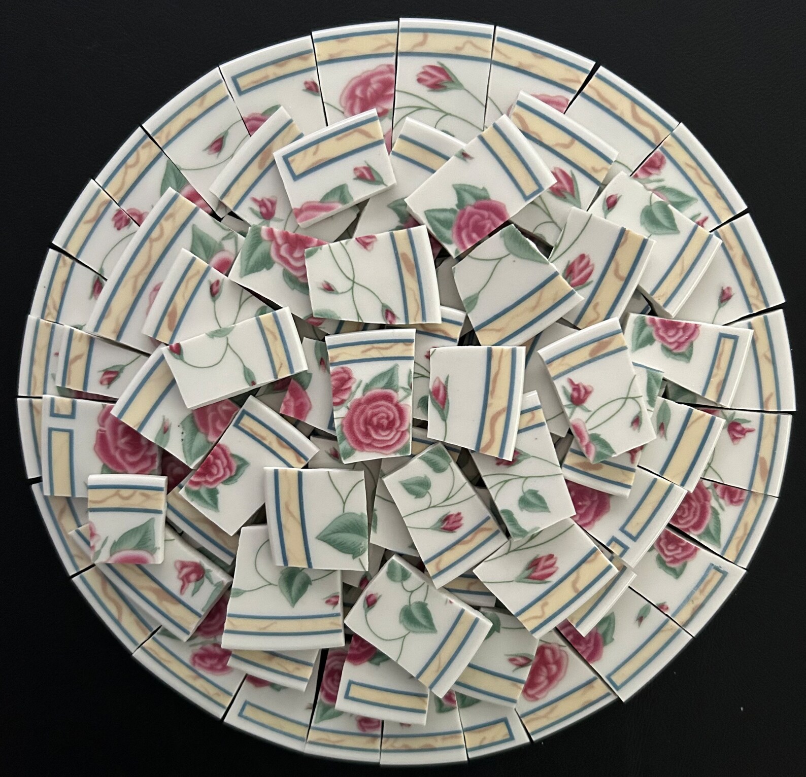 Mosaic Tile Pieces, Broken China Plates, DIY Mosaic Supplies, Broken ...