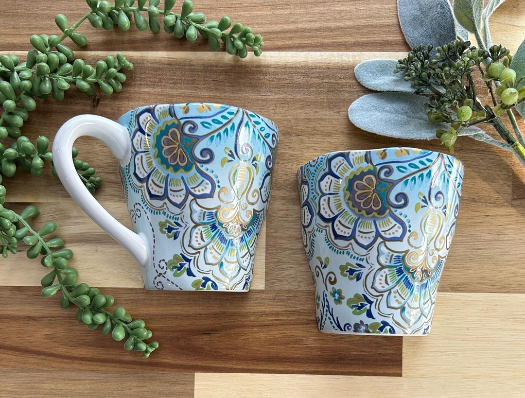 Half Mugs, Half Vases, Mosaic Tile Pieces, Broken China, Succulent ...