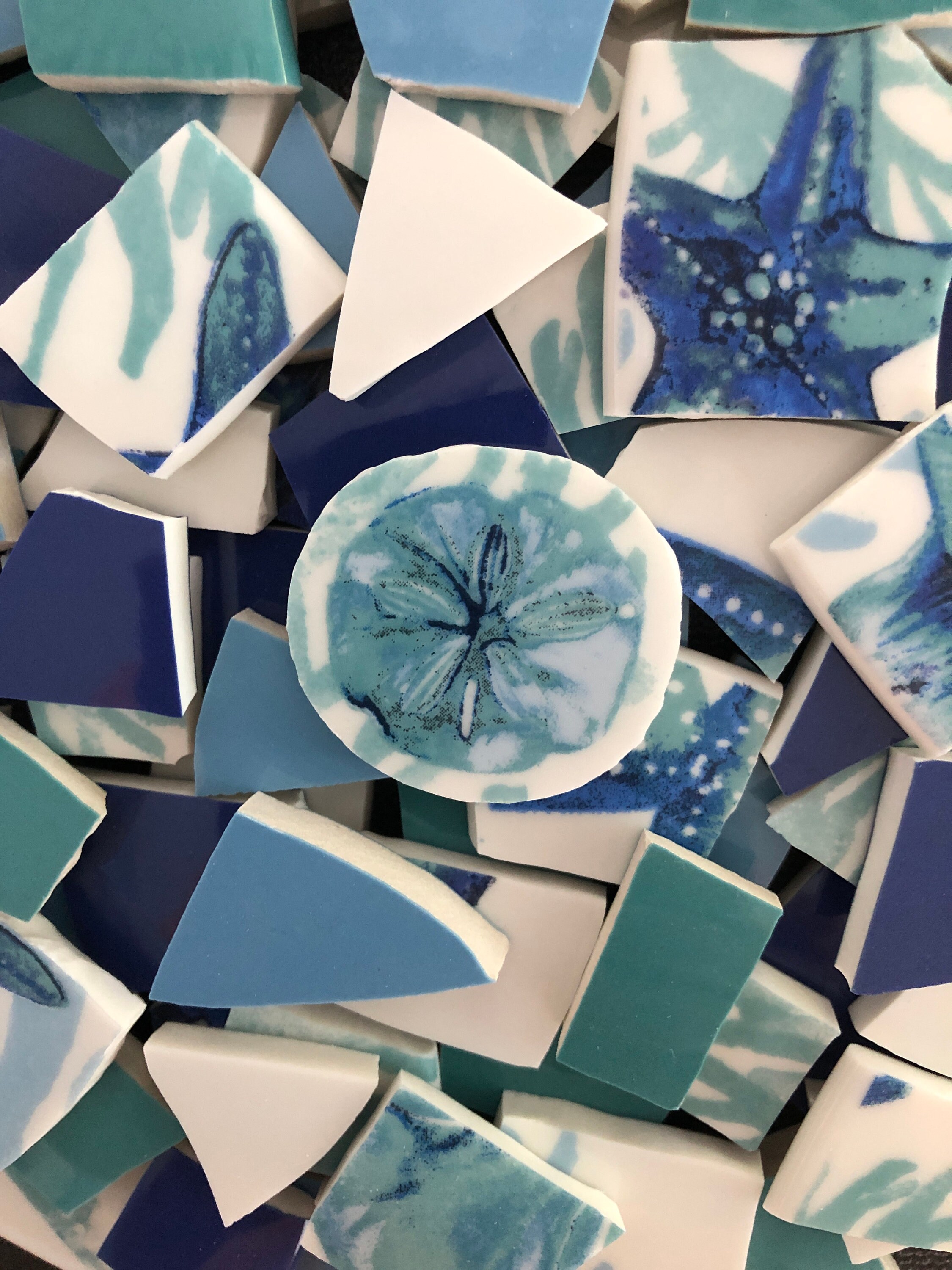 Broken China Pieces, Broken Dishes, Mosaic Pieces, Mosaic Tiles ...