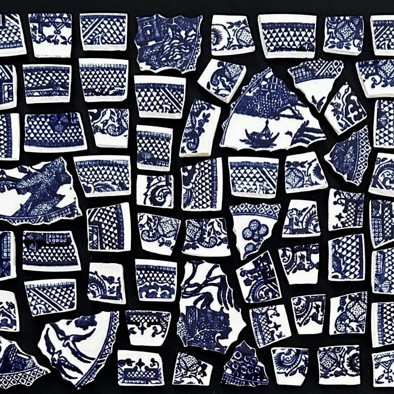 Blue Willow Tiles - Etsy