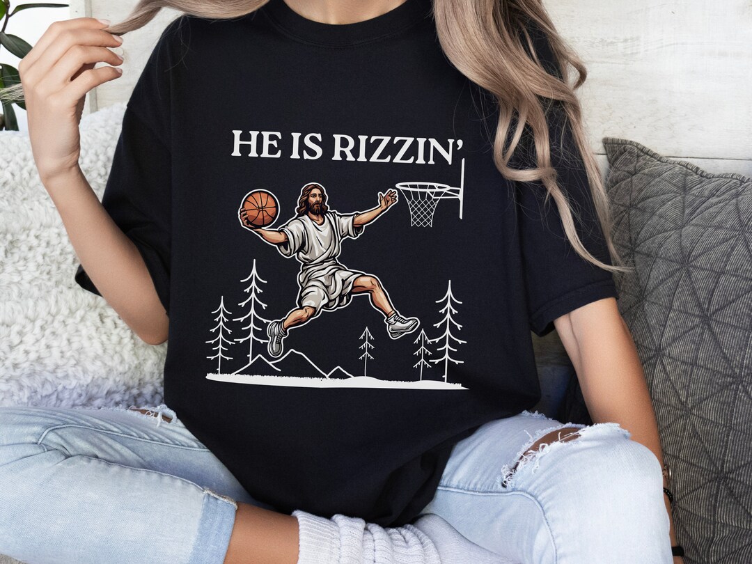 He is Rizzen, Funny Easter Shirt, Jesus Shirt, He Has Risen, Religious ...