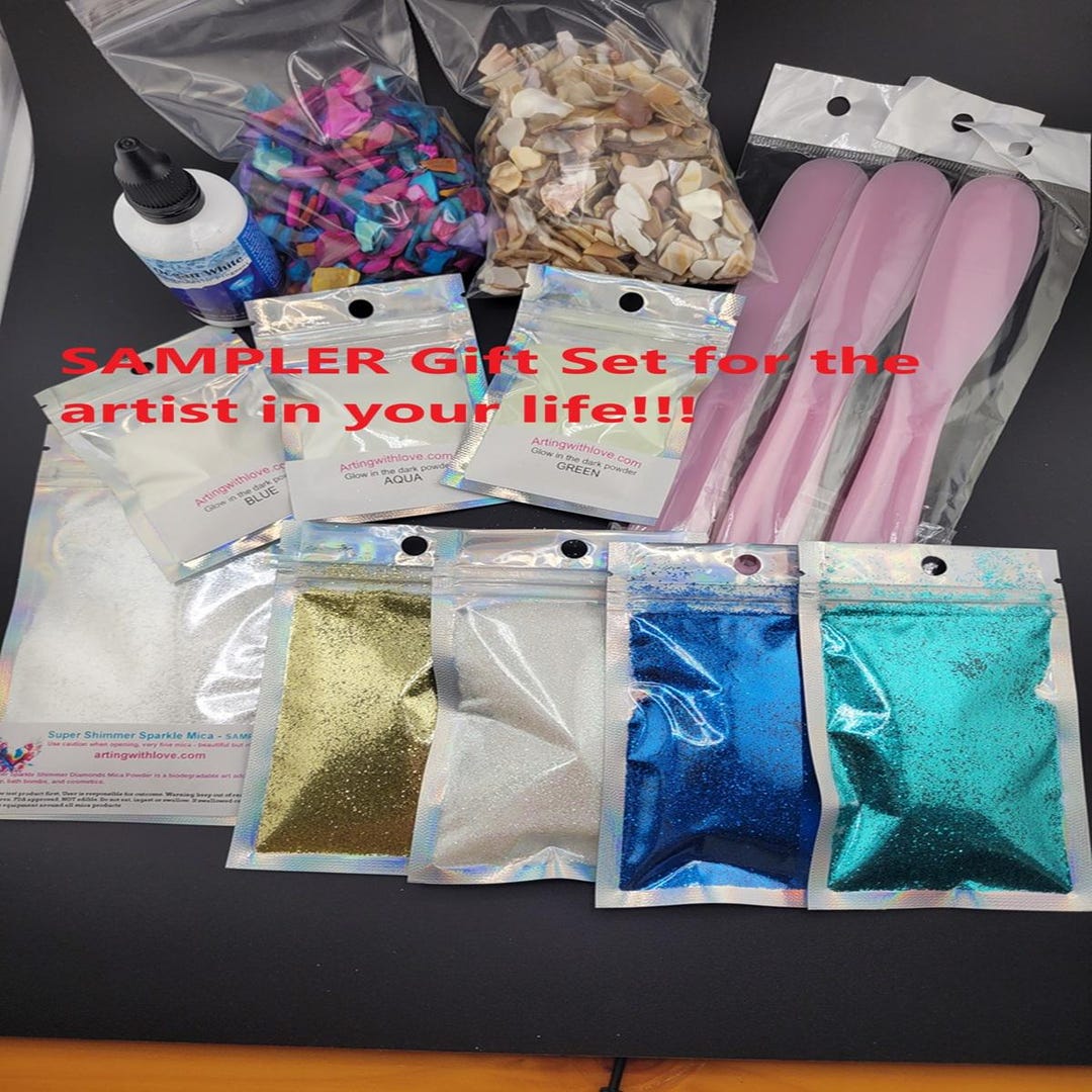 SAMPLER GIFT Resin Beach Theme for the Artist in Your Life Lots of ...