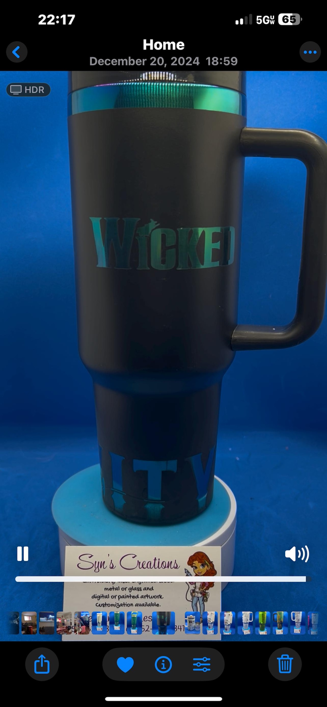 40 Oz Tumbler Defy Gravity, Wicked, Elphaba, Witch - Etsy