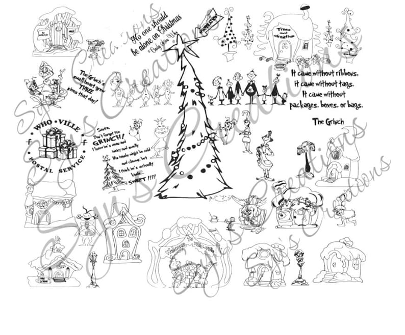 Whoville 40 Oz Tumbler Wrap, Who-ville, Christmas , Merry Christmas ...