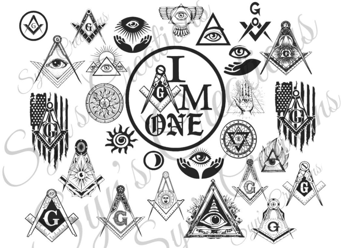 Freemason, Masonic, Mason 40 Oz Tumbler Wrap, Svg, 40 Oz - Etsy