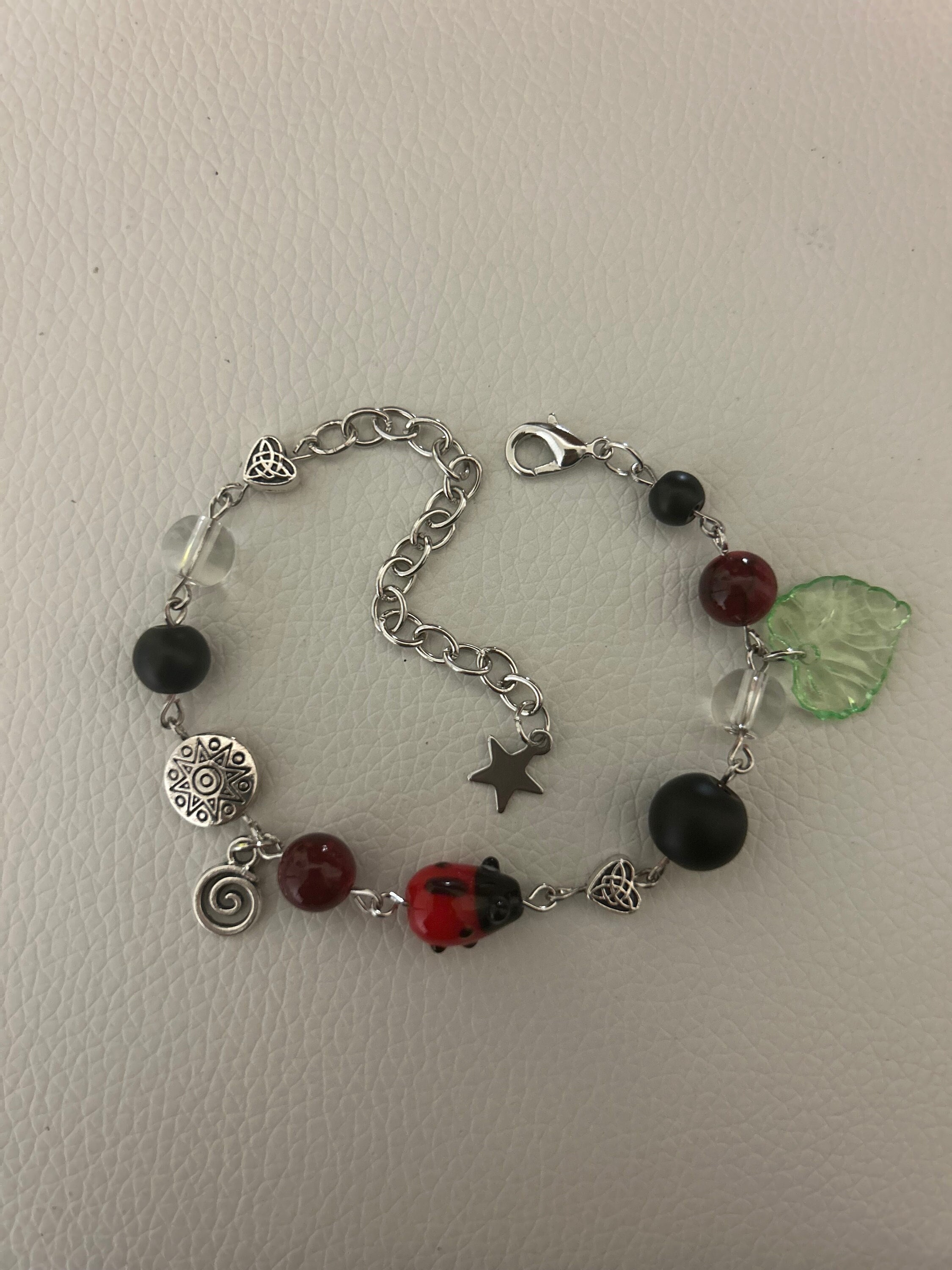 Love Bug Charm Bracelet - Etsy