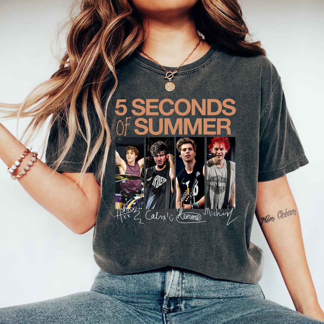 5 Seconds of Summer Png, 5SOS Band Svg, 5 Seconds of Summer Show Tour ...