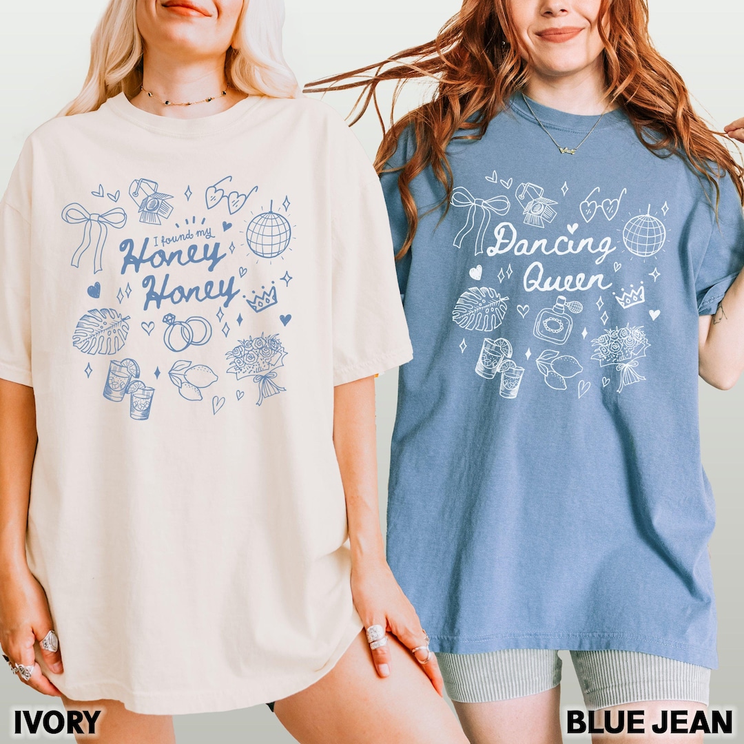 Mamma Mia Honey Honey Doodle Bachelorette Shirt, Custom Disco Bach Trip ...