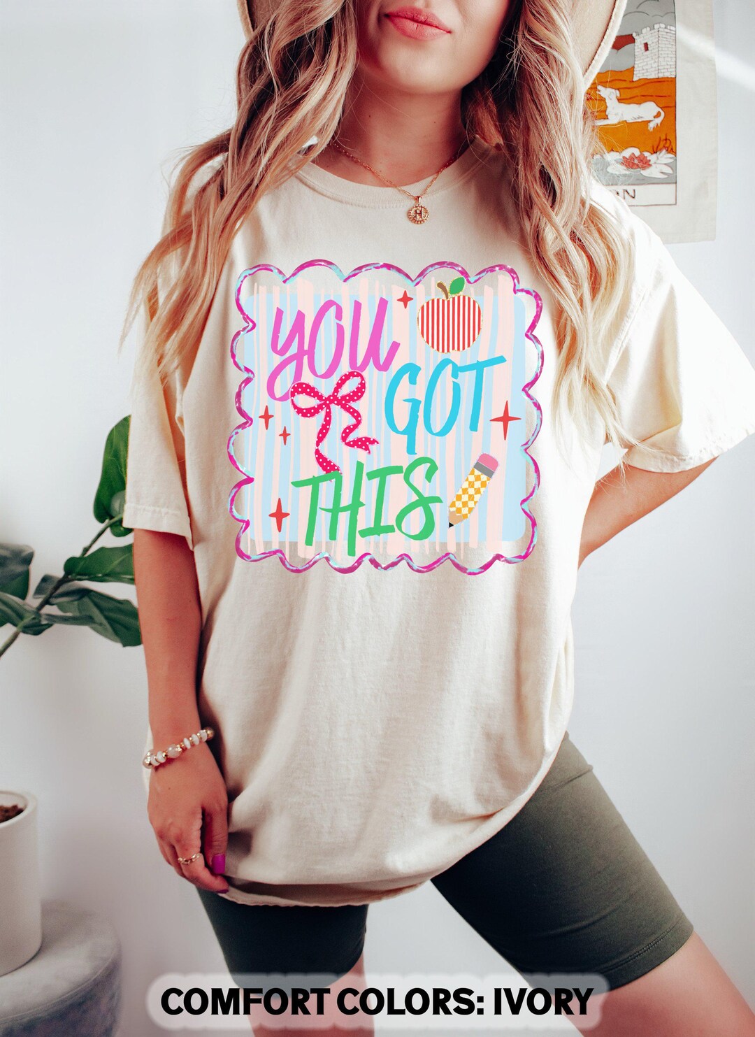 Boho Preppy You Got This Comfort Colors Tshirt, Test Day Teacher ...