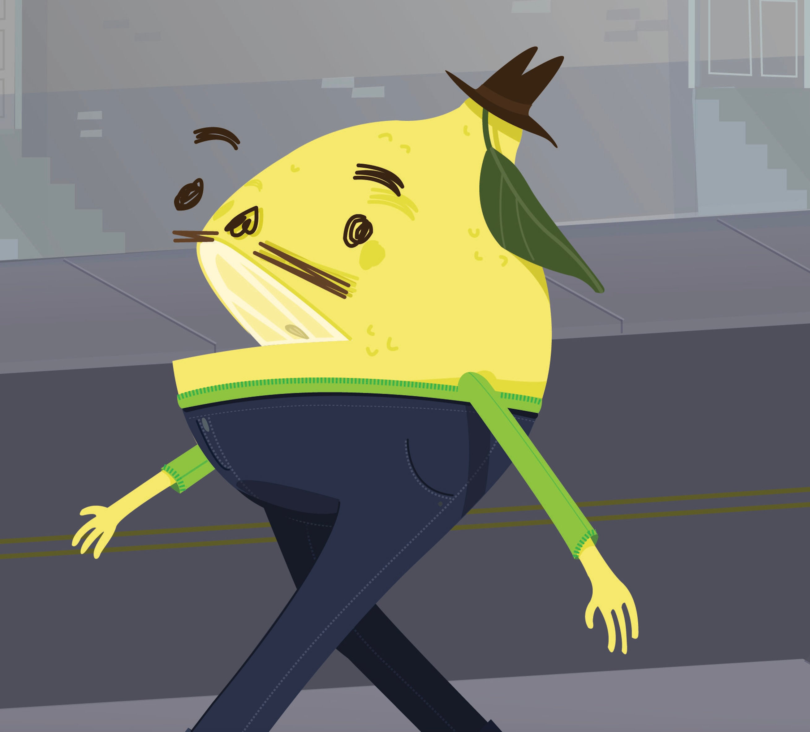 Digital Download Lemon Man Character - Etsy