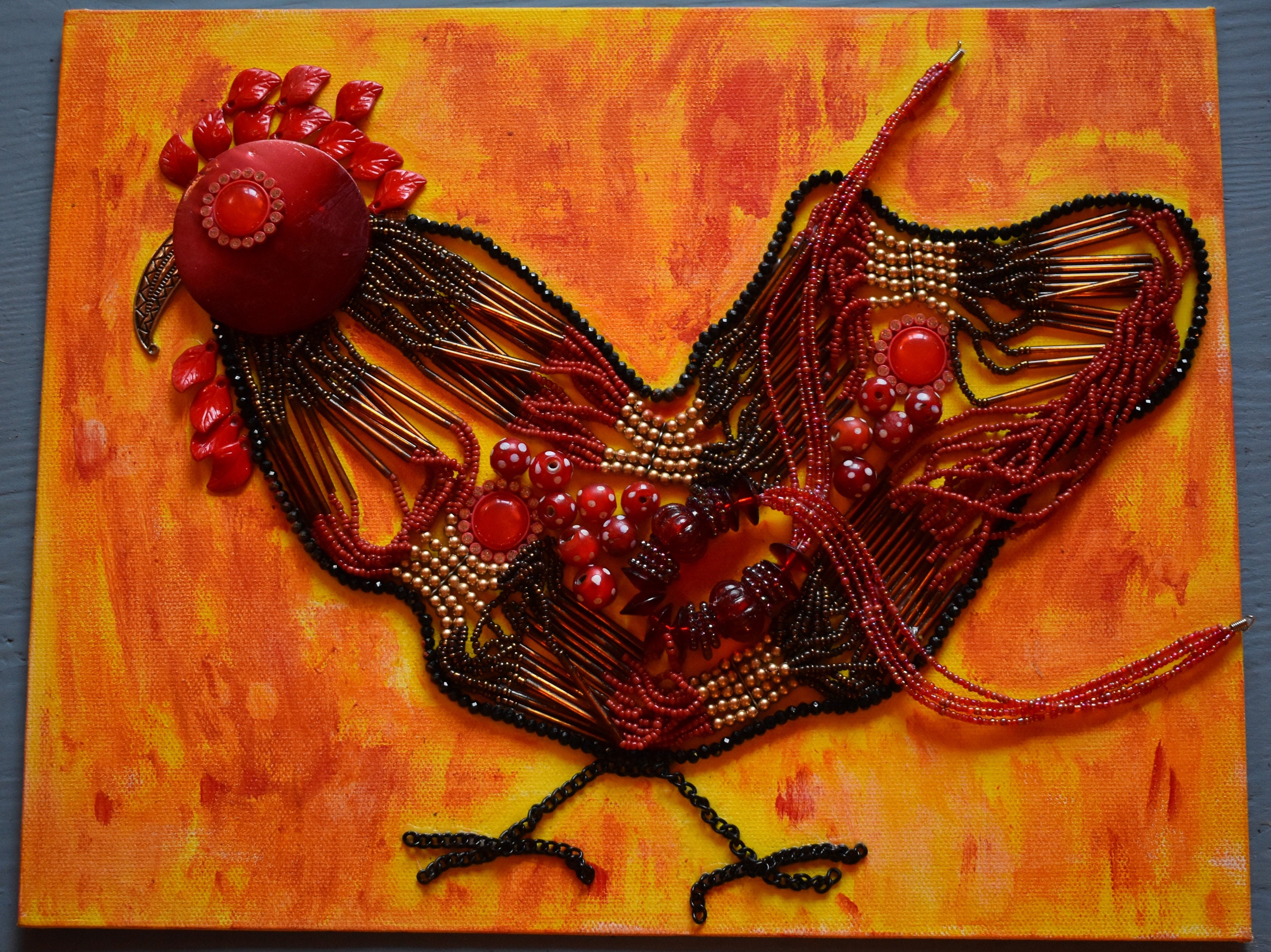 Jewelry Collage; Art; Wall Art - Etsy