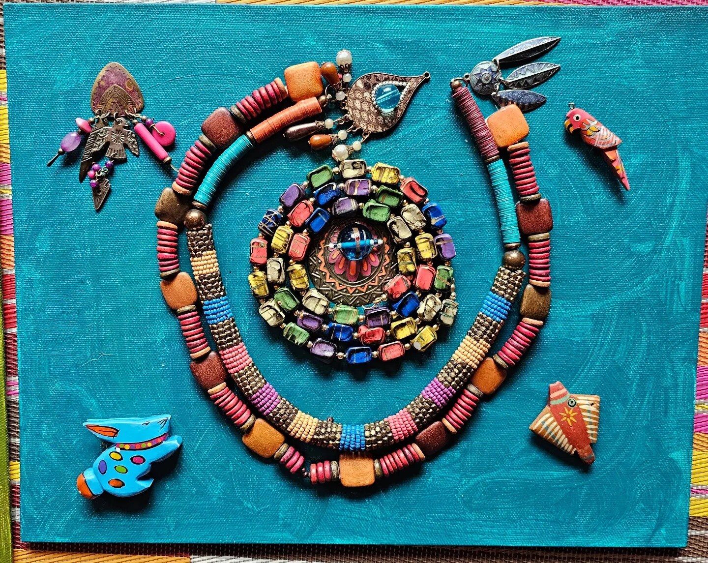 Jewelry Collage; Art; Wall Art - Etsy