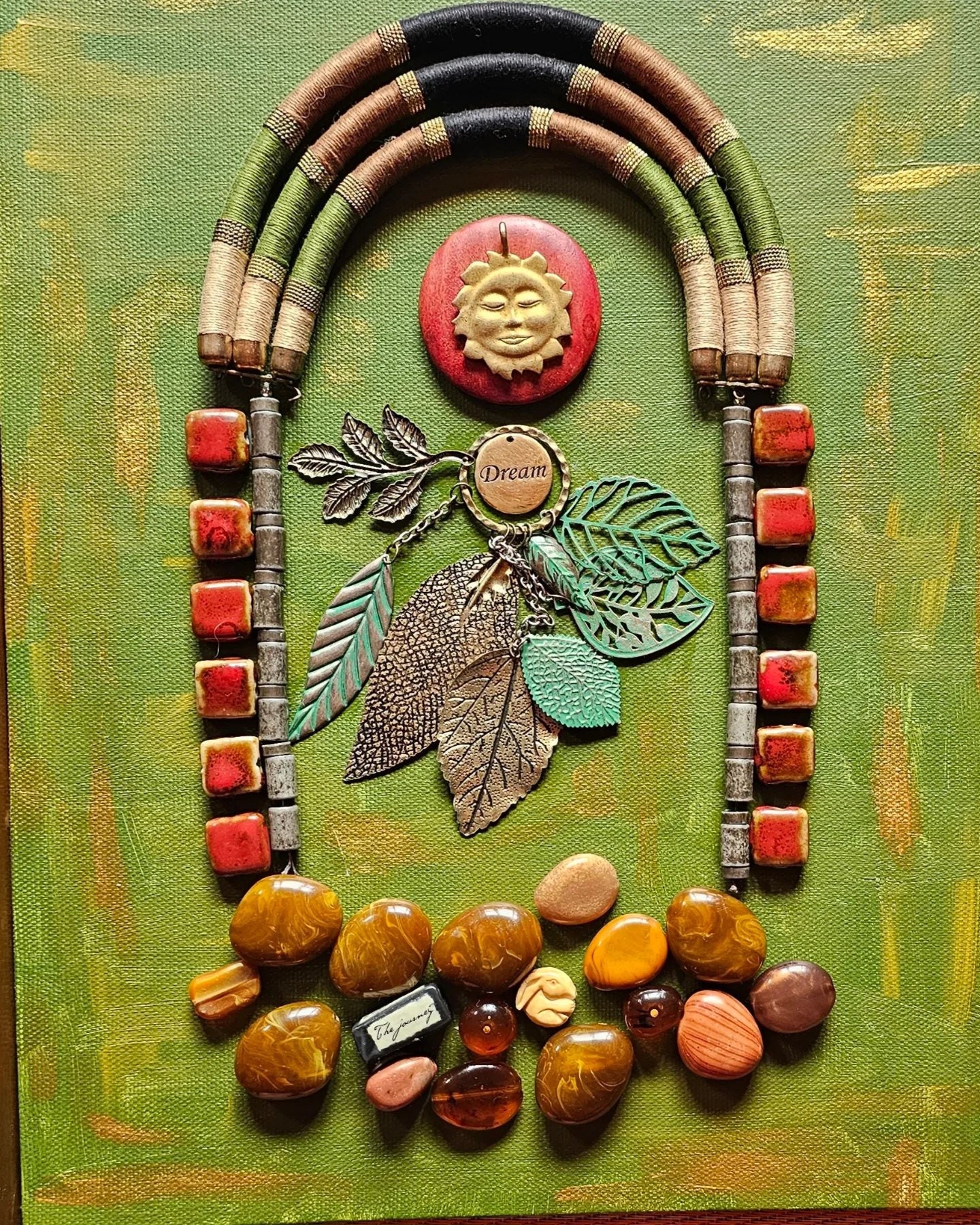 Jewelry Collage; Art; Wall Art - Etsy